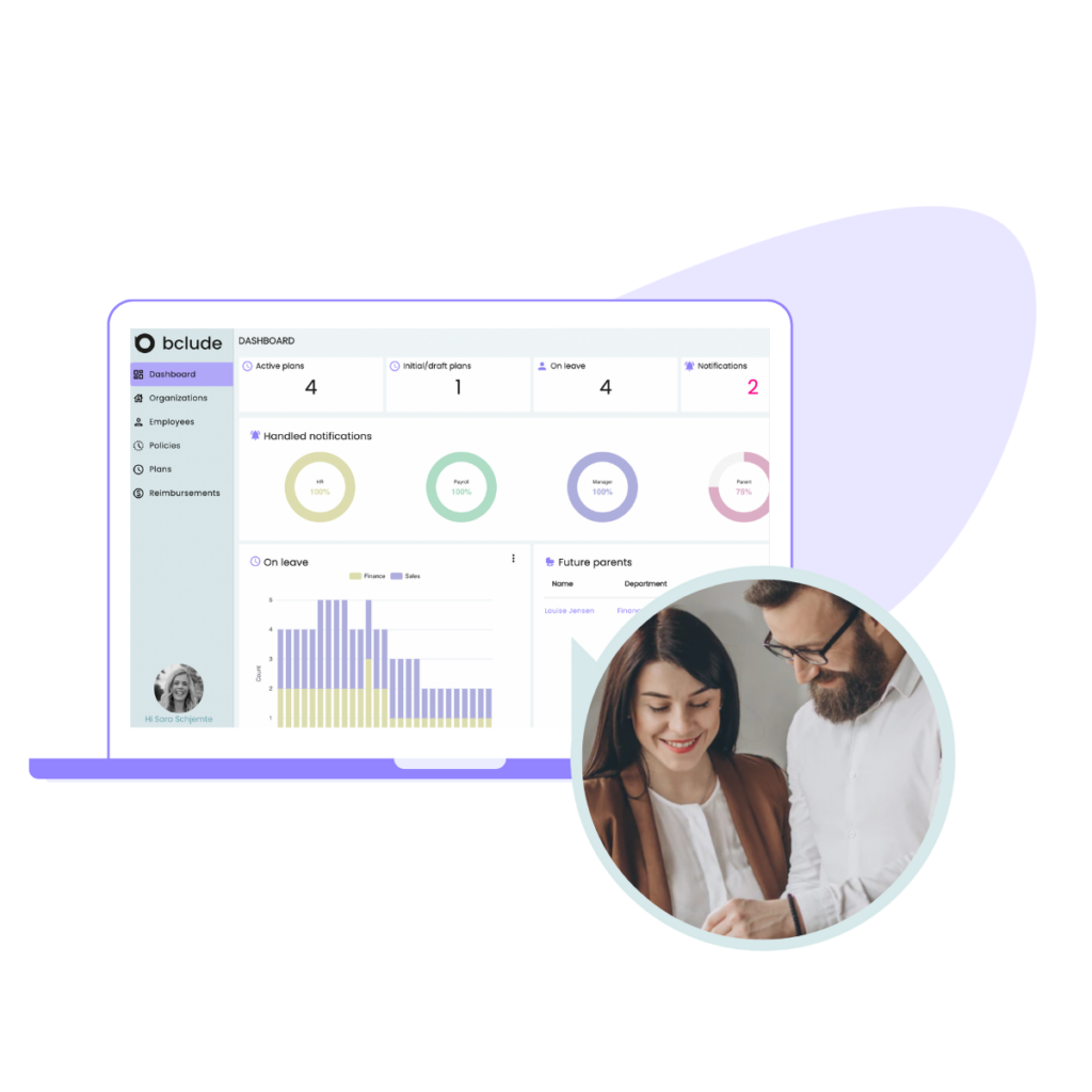 bclude - digital barselsplatform